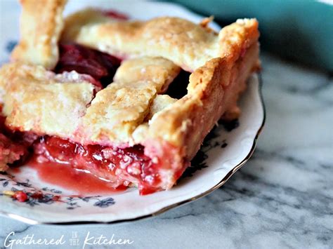 Sweet Fresh Plum Sonker Recipe Gathered In The Kitchen