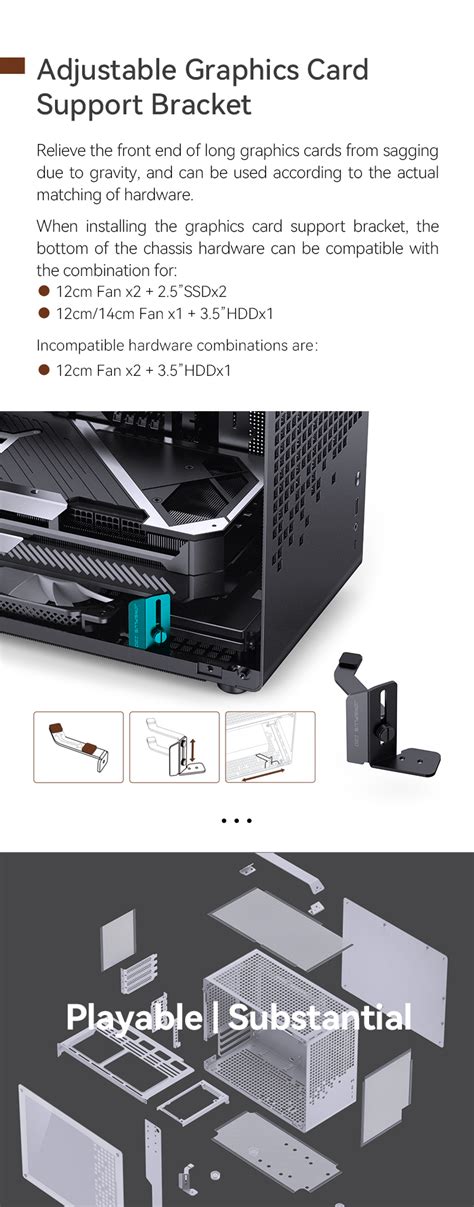 Jonsplus Z20 Black Micro Atx Computer Case With Detachable Carrying Handle Mini Size High