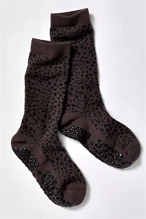 Jess Dusk Lynx Grip Socks Free People