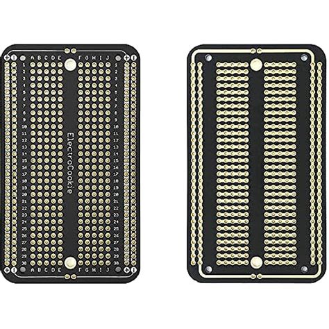 Electrocookie Pcb Prototype Board Solderable Breadboard For Diy Electronics