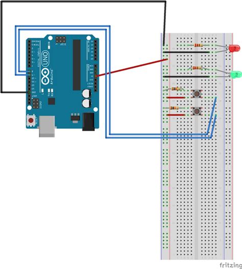 Arduino 2 Button 2 Led 7 Steps Instructables