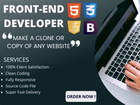 Clone Copy Or Duplicate Of Any Website Using Pure Html Css And Js Upwork