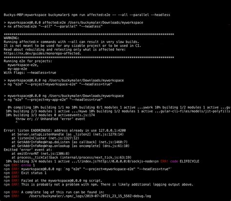 E2e Tests Cant Be Ran In Parallel · Issue 1604 · Nrwlnx · Github