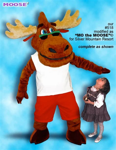 Loyal Moose Mascot Costumes Pre Designed Or Customized Just For You