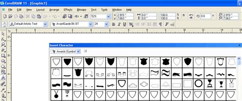 How To Draw A Shield Coreldraw Graphics Suite 11 Coreldraw X3 And