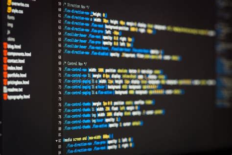 Código Del Html Y Del Css Foto De Archivo Imagen De Website 76835658