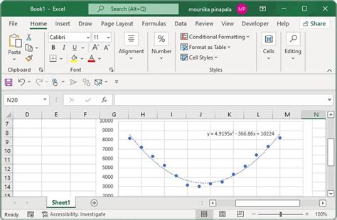 How To Add Best Fit Line Curve And Formula In Excel