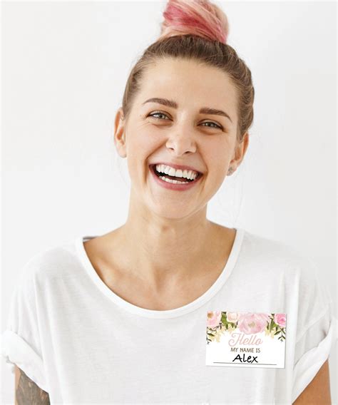 Get Everyone Interacting With These Lovely Printable Name Tags Avery