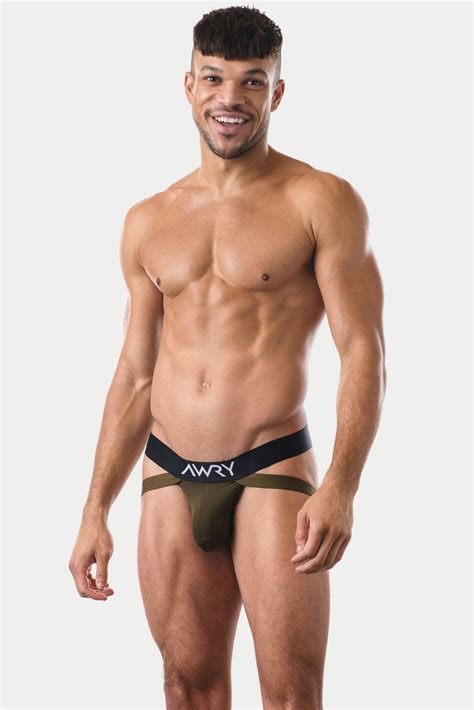 Apex Jock Thong In Army Green Awry