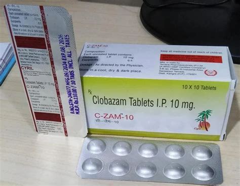 Clobazam Tablets 10mg At ₹ 2000box In Ranchi Id 2855919552291