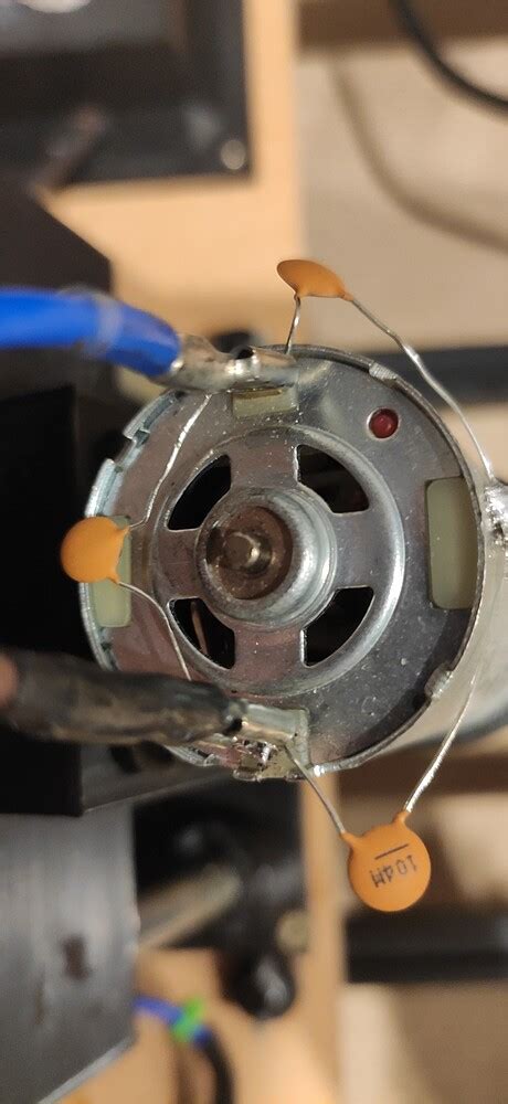 Dc Motor Interference Causing Erratic Servo Movement Motors