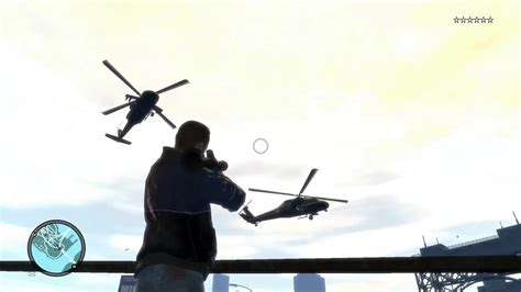 Gta 4 Shootout At Charge Island Six Stars Wanted Level Youtube