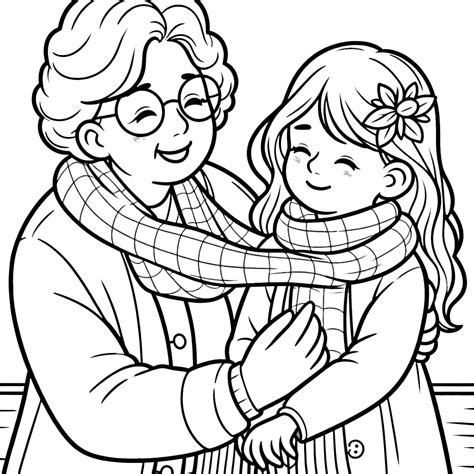 Amo A La Abuela Para Colorear 91 Día De Las Abuelas Para Colorear