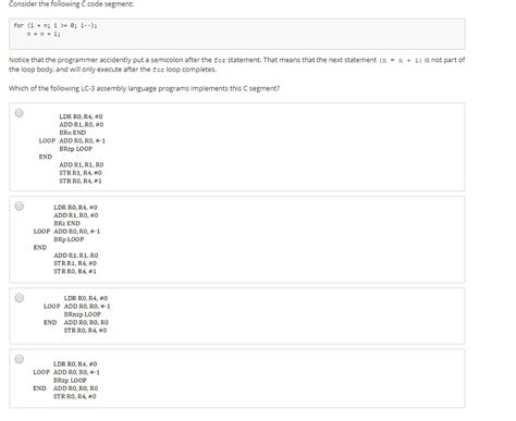 solved consider the following lc 3 code segment ldr ro r4