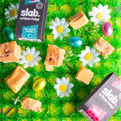 6 Fudge Slab Easter Display Box Dairy Fudge Collection