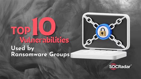 Journey Into The Top 10 Vulnerabilities Used By Ransomware Groups Socradar® Cyber Intelligence