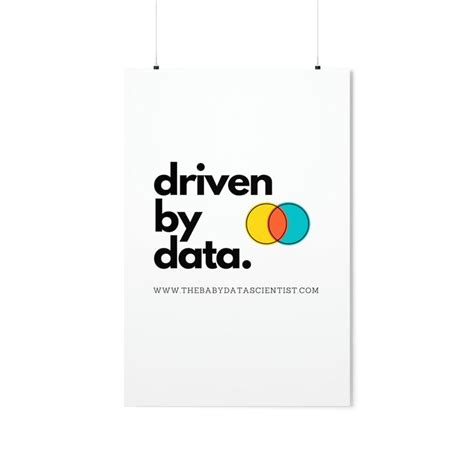 Data Science Premium Matte Vertical Posters Driven By Data Etsy