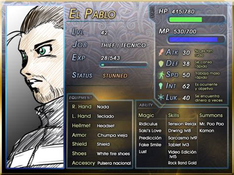 Rpg Stats By Kiruotoko On Deviantart