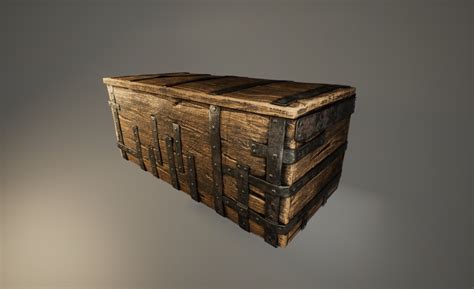 Old Medieval Chest Game Prop By Mateusz Wróblewski — Prouser Me