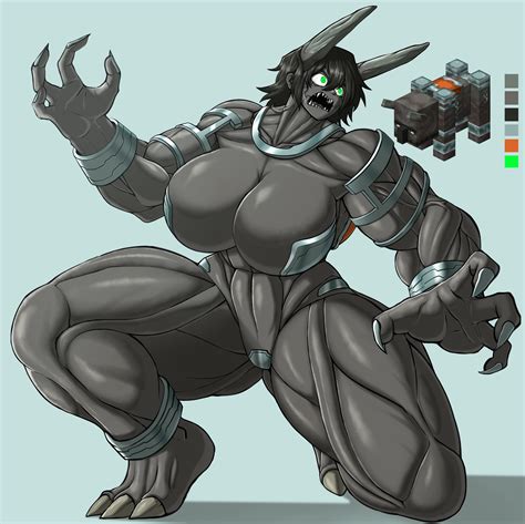 Rule 34 Da Ra Ra Ra Female Horns Huge Breasts Minecraft Mojang