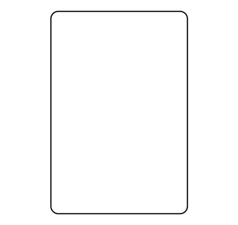 Blank Playing Card Template 3 Templates Example Templates Example