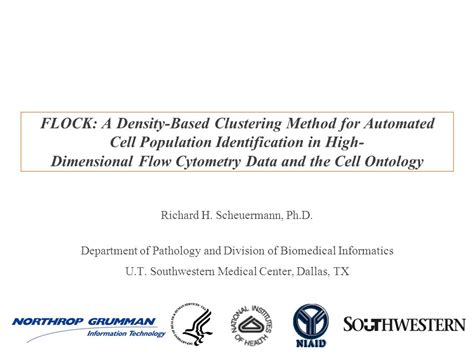 Flock A Density Based Clustering Method For Automated Cell Population