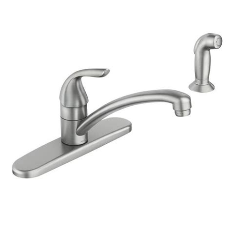 Moen Single Handle Kitchen Faucet With Sprayer Things In The Kitchen