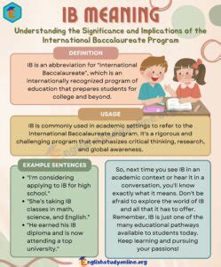 IB Meaning What Does It Stand For English Study Online