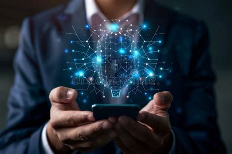 Businessman Using Chatbot In Smartphone Intelligence Ai Chat With Ai Artificial Intelligence