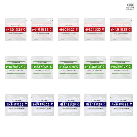 Ph Meter Calibration Point 3 Type Ph Buffer Powder Set Measure Calibration Solution Powder For