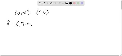 SOLVED The Initial And Terminal Points Of A Vector Are Given Write The Vector As A Linear