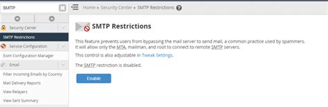 Whm Need To Disable Smtp Restrictions For Using External Smtp Servers For Sending Emails