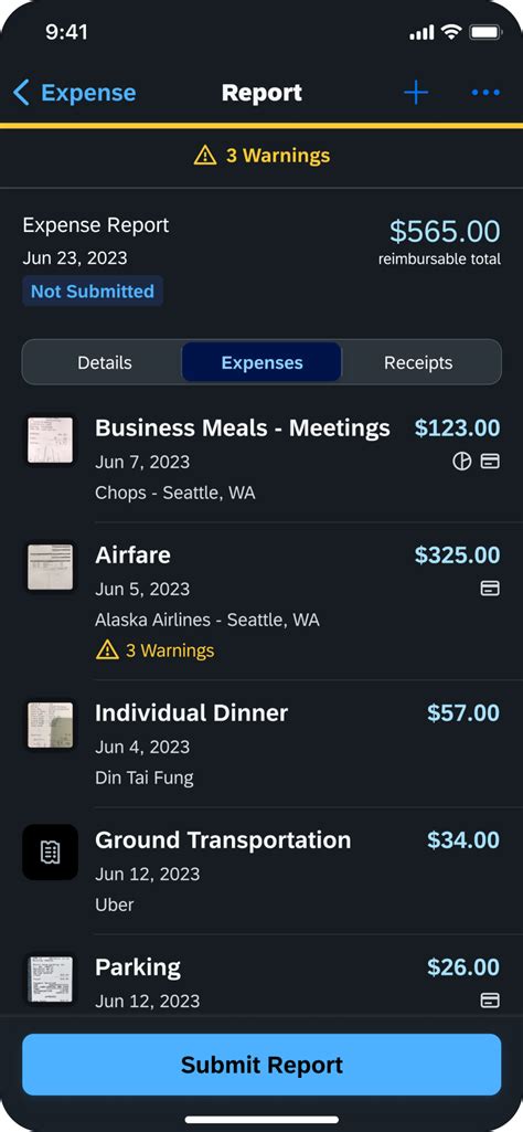 sap concur mobile app home screen update sap concur community
