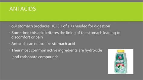 Antacid Neutralization Reaction At Arthur Salazar Blog