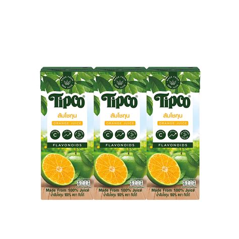 Tipco Shogun Orange Juice Percent ML Pack