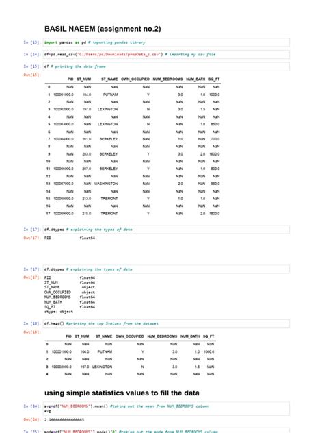 Basil Naeem Assignment No 2 Jupyter Notebook Pdf