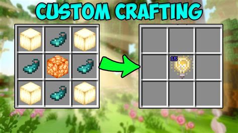 How To Create Custom Crafting Recipes In Minecraft Bedrock Bedrock Command Block Tutorial