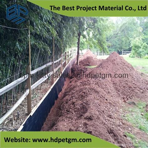 1 0mm Root Stop Barrier HDPE Geomembrane Liner For Landscape BPMGM BPM China Manufacturer