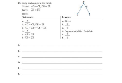 solved copy and complete the proof given
