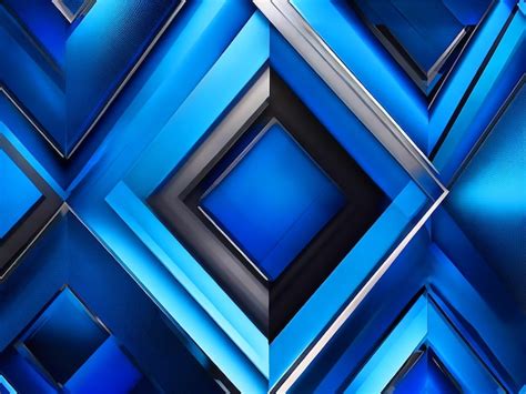 Premium Photo Blue Background Geometric Wallpaper Geometric Shapes Background Abstract
