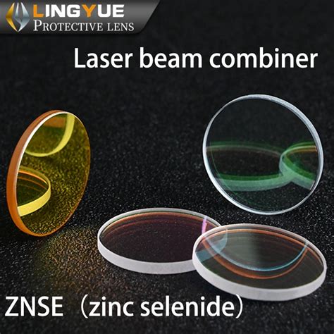 Laser Beam Combining Lens 355 Co2 Marking Machine Zinc Selenide Red Beam Combiner Laser Beam