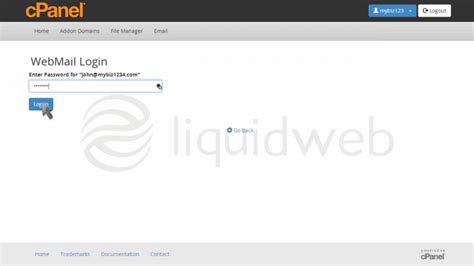 How To Use Webmail From Within CPanel Liquid Web