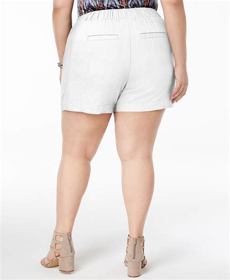 Inc International Concepts I N C Plus Size Drawstring Shorts Created For Macys Macys