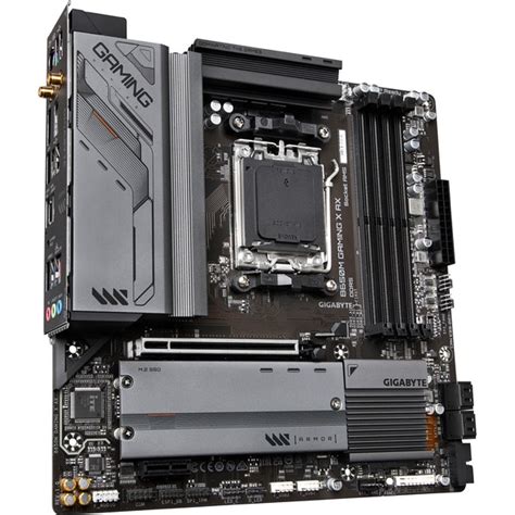 Gigabyte B M Gaming X Ax Socket Am Moederbord Donkerbruin Raid Gb Lan Wi Fi E Bt
