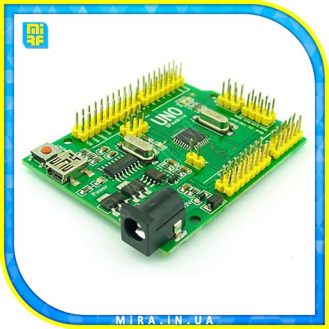 Купить Микроконтроллер Arduino Uno R3 Atmega328p Miniusb Green цена