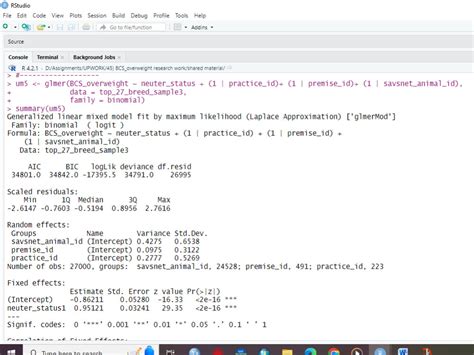 Linear And Non Linear Mixed Effect Model Analysis And Report Upwork
