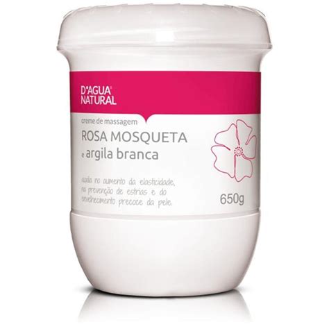 Creme De Massagem Rosa Mosqueta E Argila Branca 650g Carrefour