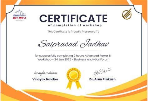 Saiprasad Jadhav On Linkedin Powerbi Datavisualization Mitwpu