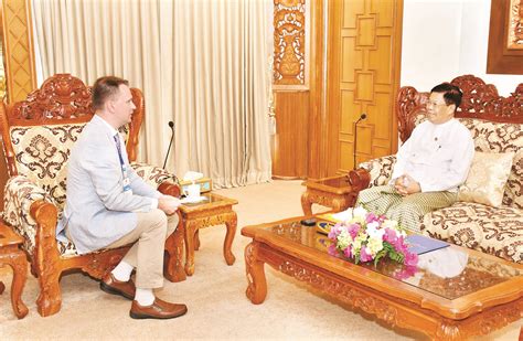 ဒုတိယဝန်ကြီးချုပ်နှင့် ပြည်ထောင်စုဝန်ကြီး ဦးသန်းဆွေ ရုရှားဖက်ဒရေးရှင