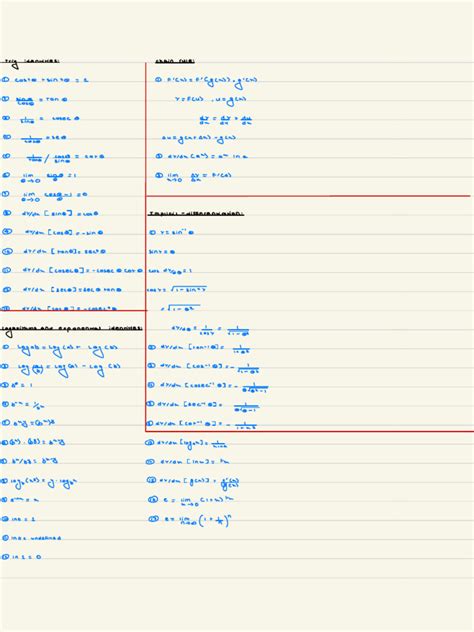 Calculus Notes Pdf Numbers Triangle Geometry